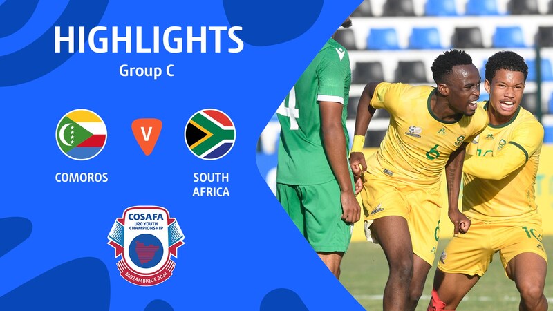 Comoros v South Africa | Group Stage | CAF U-20 Africa Cup of Nations ...