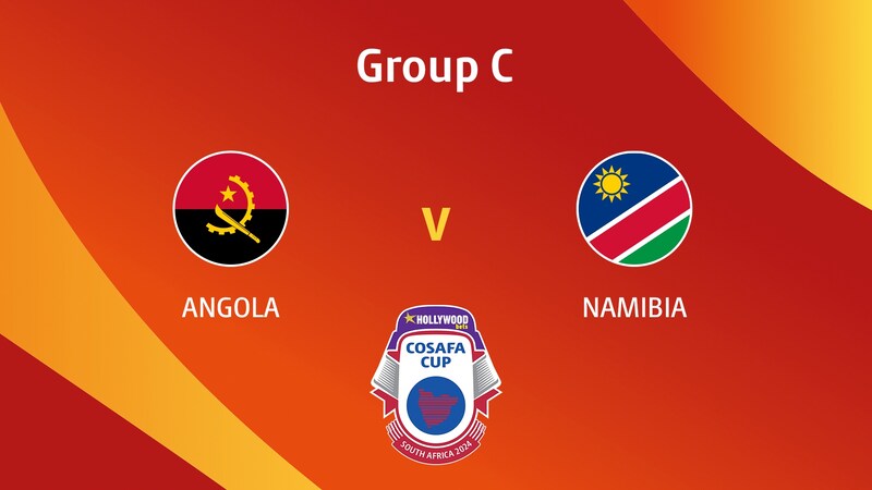 Angola v Namibia | Group C | HOLLYWOODBETS COSAFA Cup 2024 | Full Match ...