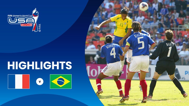 France v Brazil | Group B | FIFA Women's World Cup USA 2003™ | Highlights