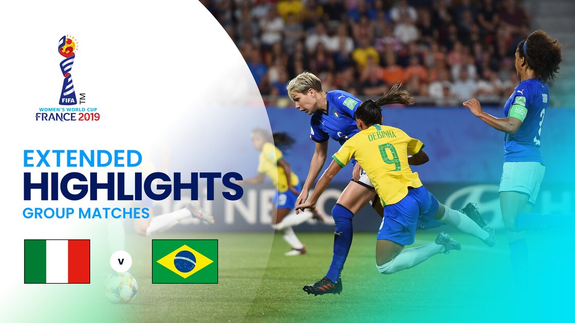 Italy v Brazil | Group Matches | FIFA Women's World Cup France 2019 ...