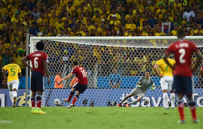 James Rodriguez Goal 79' | Brazil v Colombia | 2014 FIFA World Cup Brazil™