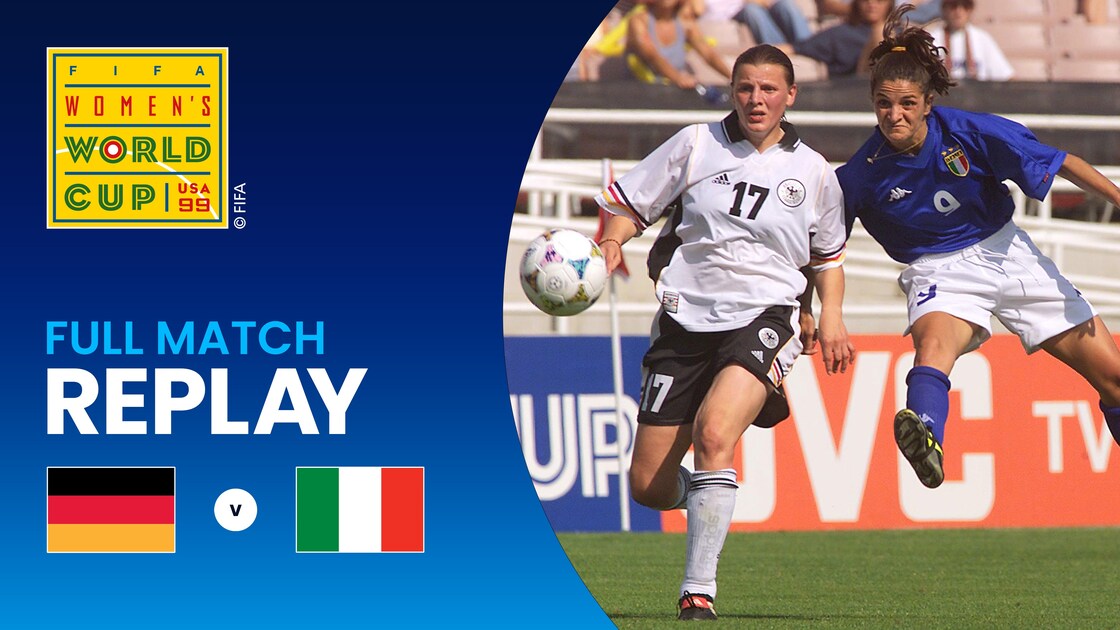 Germany v Italy | Group B | FIFA Women's World Cup USA 1999™ | Full Match Replay
