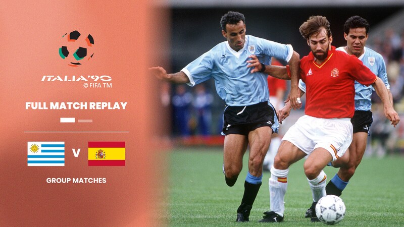 Uruguay v Spain | Group E | 1990 FIFA World Cup Italy™ | Full Match Replay