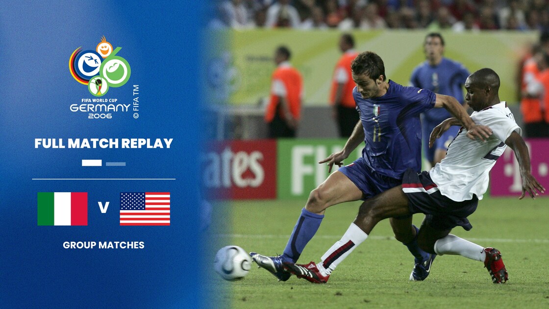 Italy v USA | Group E | 2006 FIFA World Cup Germany™ | Full Match Replay
