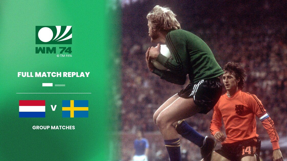 Netherlands v Sweden | Group 3 | 1974 FIFA World Cup Germany™ | Full Match Replay