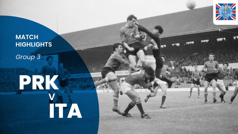 Korea DPR v Italy | Group Matches | 1966 FIFA World Cup England ...