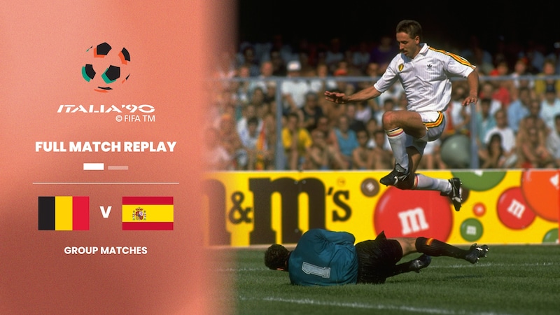 Belgium v Spain | Group E | 1990 FIFA World Cup Italy™ | Full Match Replay