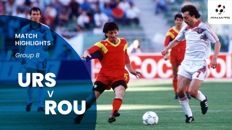 Soviet Union v Romania | Group Matches | 1990 FIFA World Cup Italy™️ ...