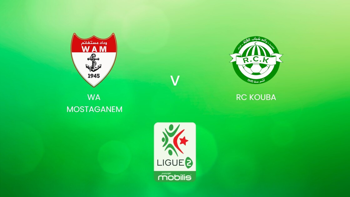 WA Mostaganem v RC Kouba | Ligue 2 2024/25 | Algeria | Full Match Replay