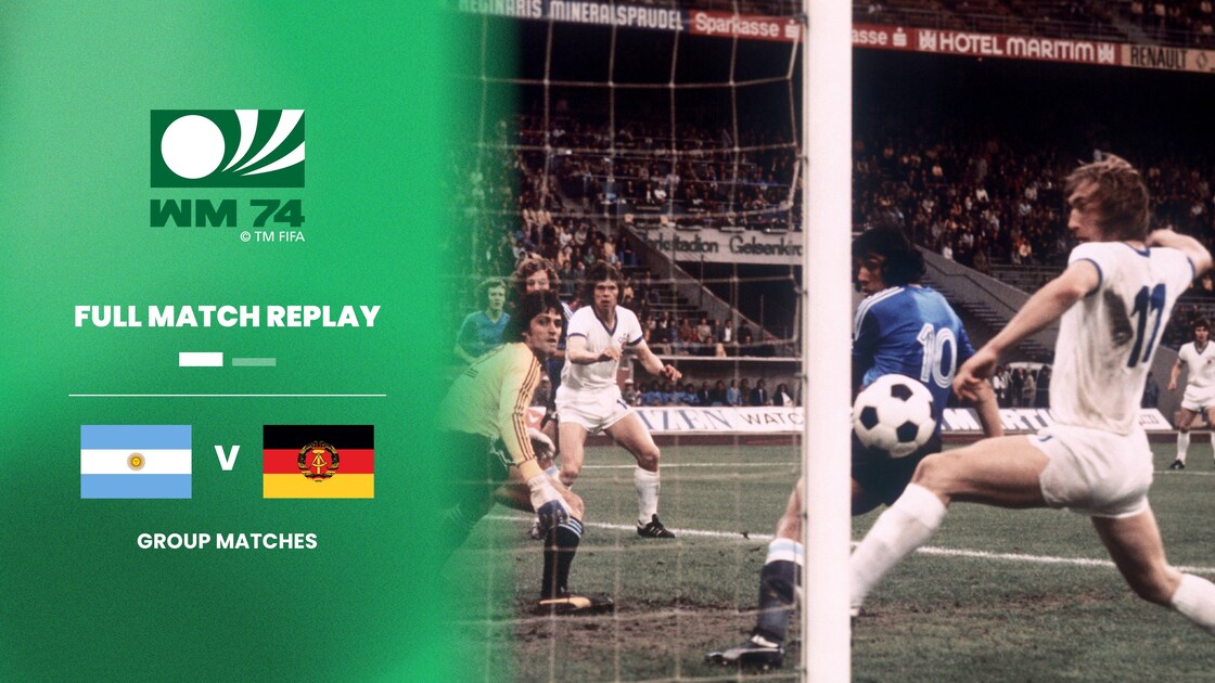 Argentina v German DR | Second Round - Group A | 1974 FIFA World Cup ...