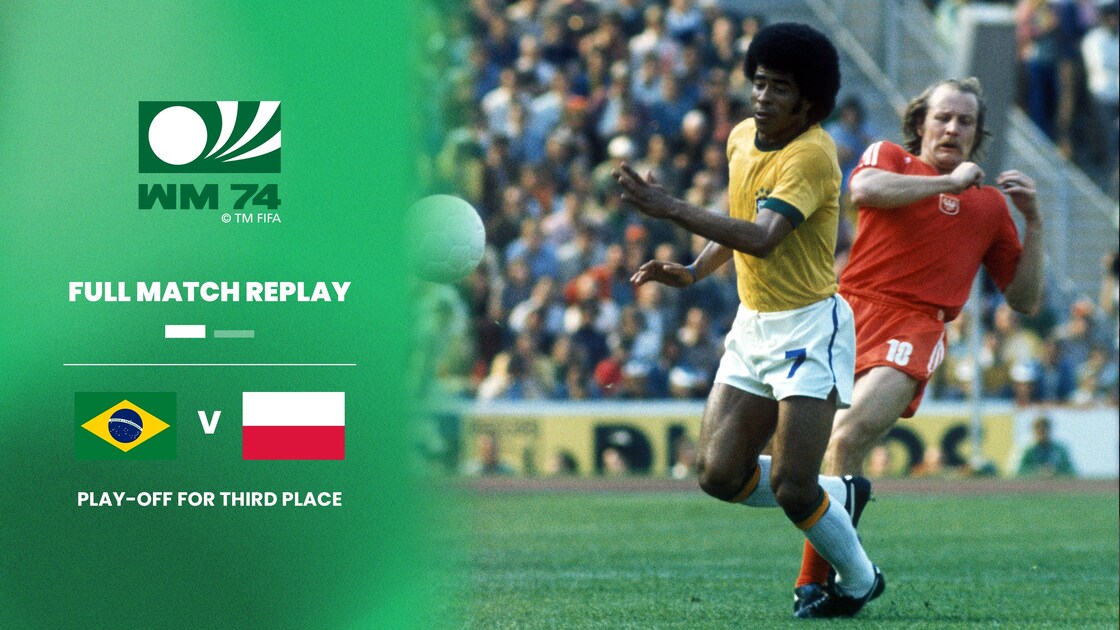 Brazil v Poland | Play-off for third place | 1974 FIFA World Cup Germany™ | Full Match Replay