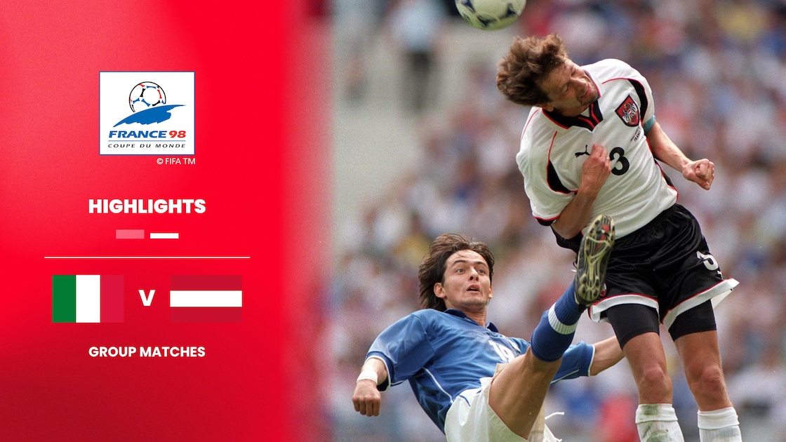 Italy v Austria | Group B | 1998 FIFA World Cup France™ | Highlights