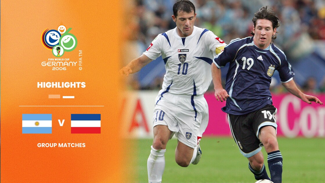 Argentina v Serbia and Montenegro | Group C | 2006 FIFA World Cup ...