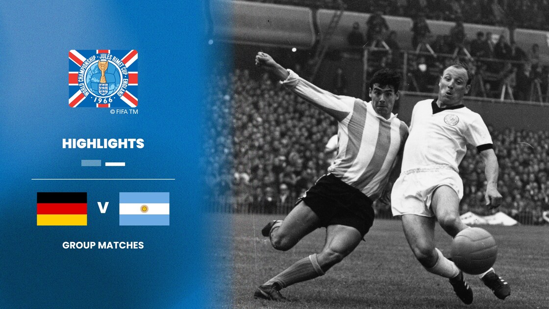 Germany FR v Argentina | Group 2 | 1966 FIFA World Cup England ...
