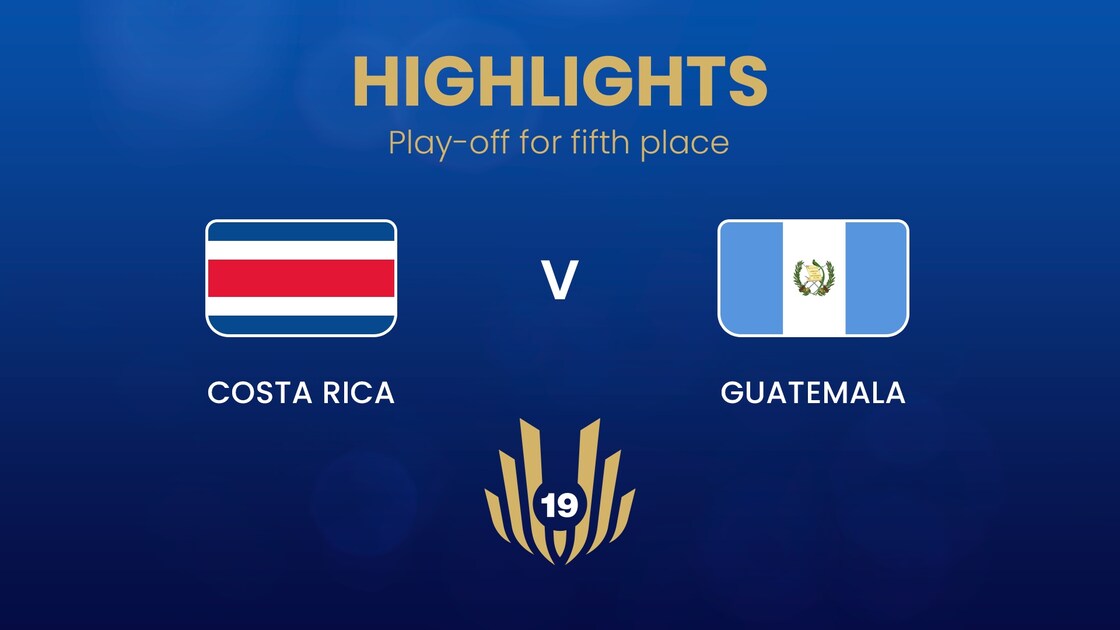 Costa Rica v Guatemala | Play-off for fifth place | 2025 UNCAF Women's ...