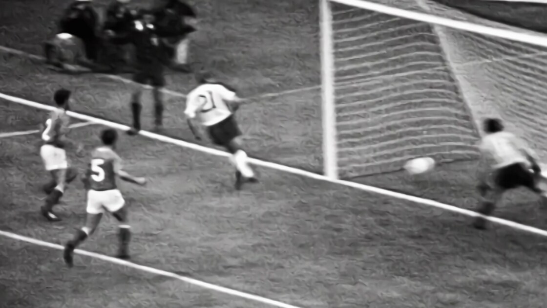 Roger Hunt Goal 40' | England v France | 1966 FIFA World Cup England™