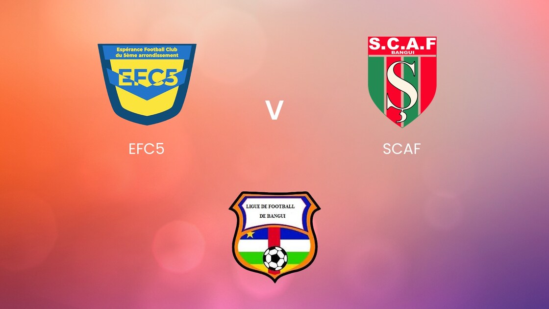 EFC5 v SCAF | Ligue de Bangui 2024/2025 | Full Match Replay