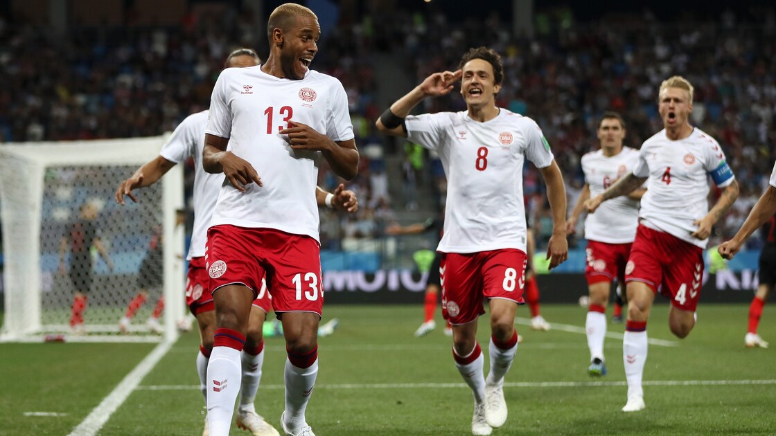 Mathias Jorgensen Goal 1' | Croatia v Denmark | 2018 FIFA World Cup Russia™