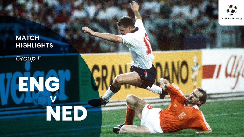 England v Netherlands | Group Matches | 1990 FIFA World Cup Italy ...
