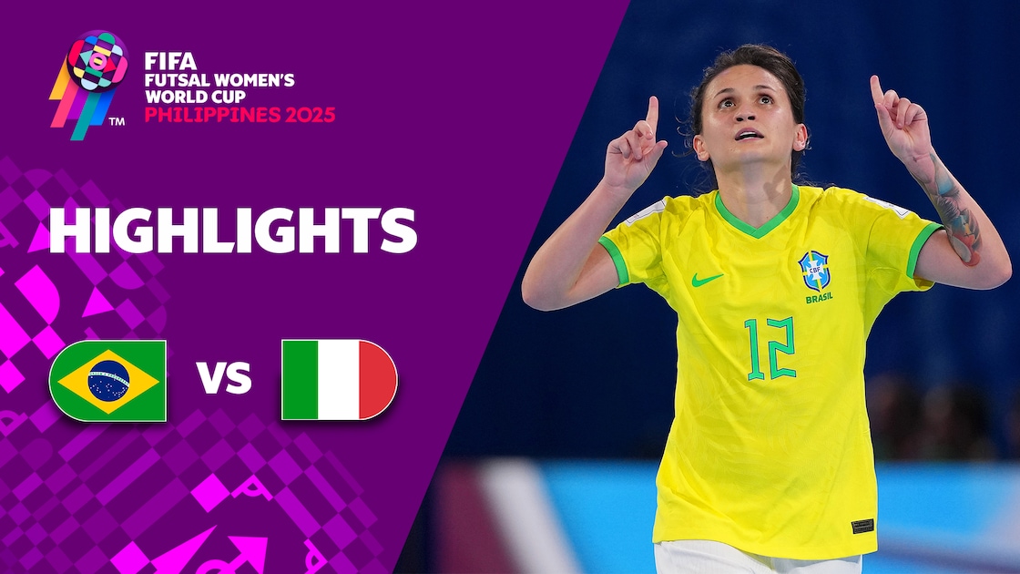 Brazil v Italy | Group D | FIFA Futsal Women's World Cup Philippines ...