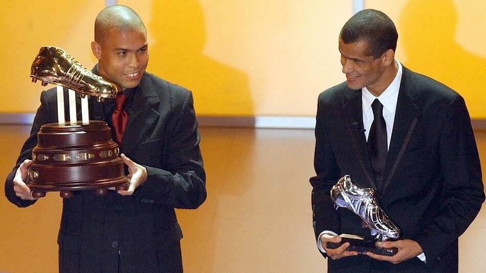 Watch videos of players awarded at the 2002 FIFA World Cup™