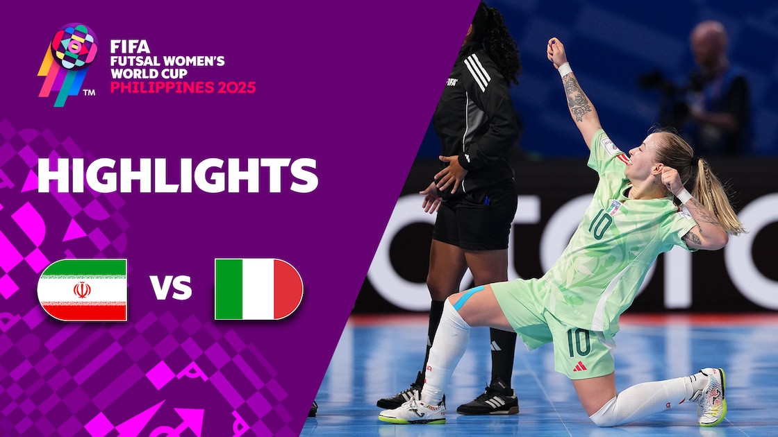 IR Iran v Italy | Group D | FIFA Futsal Women's World Cup Philippines ...