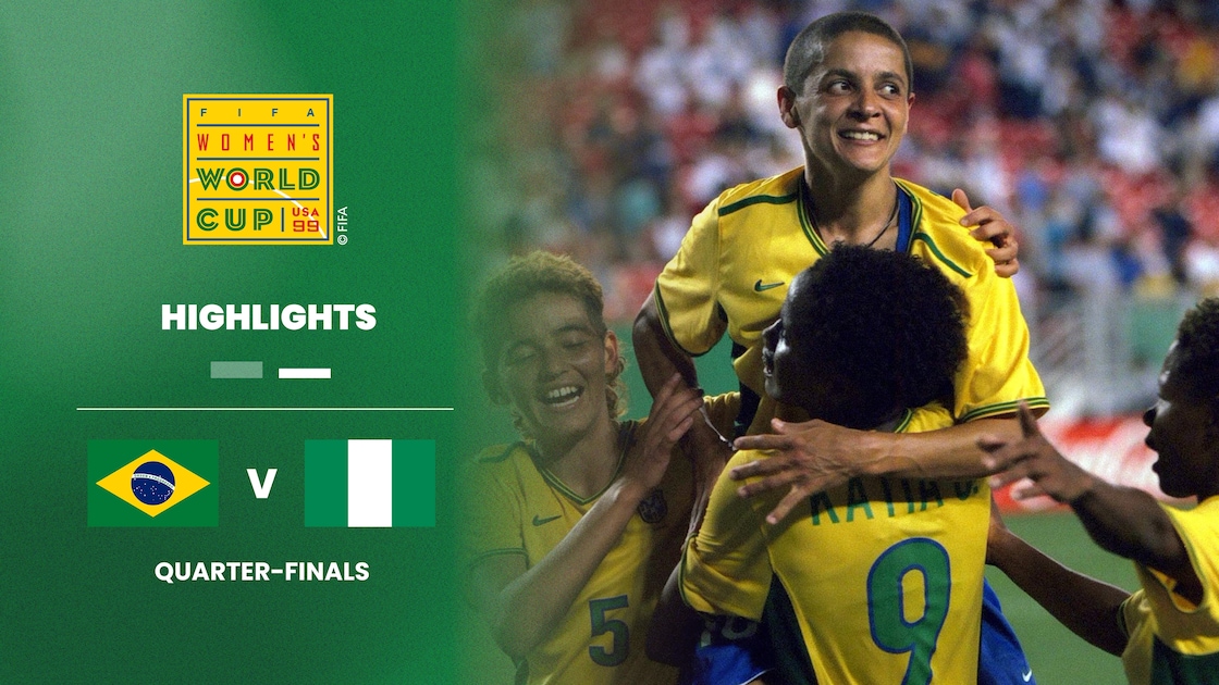 Brazil v Nigeria | Quarter-finals | FIFA Women's World Cup USA 1999 ...