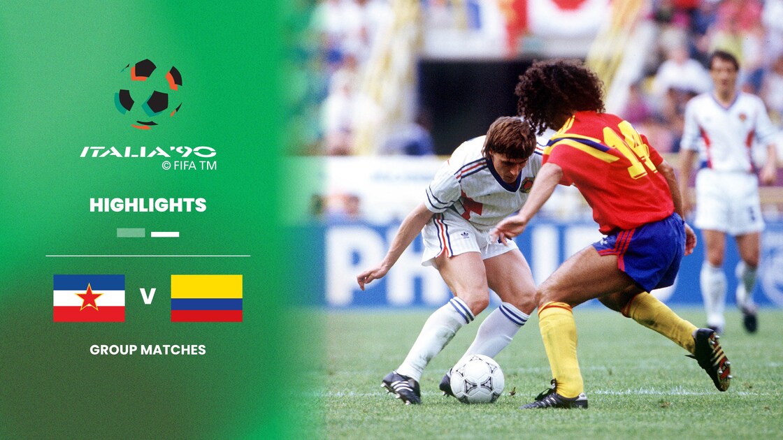 Yugoslavia v Colombia | Group D | 1990 FIFA World Cup Italy™ | Highlights