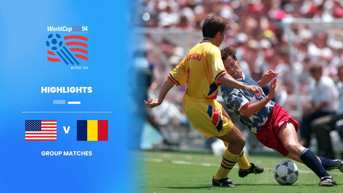USA v Romania | Group A | 1994 FIFA World Cup USA™ | Highlights