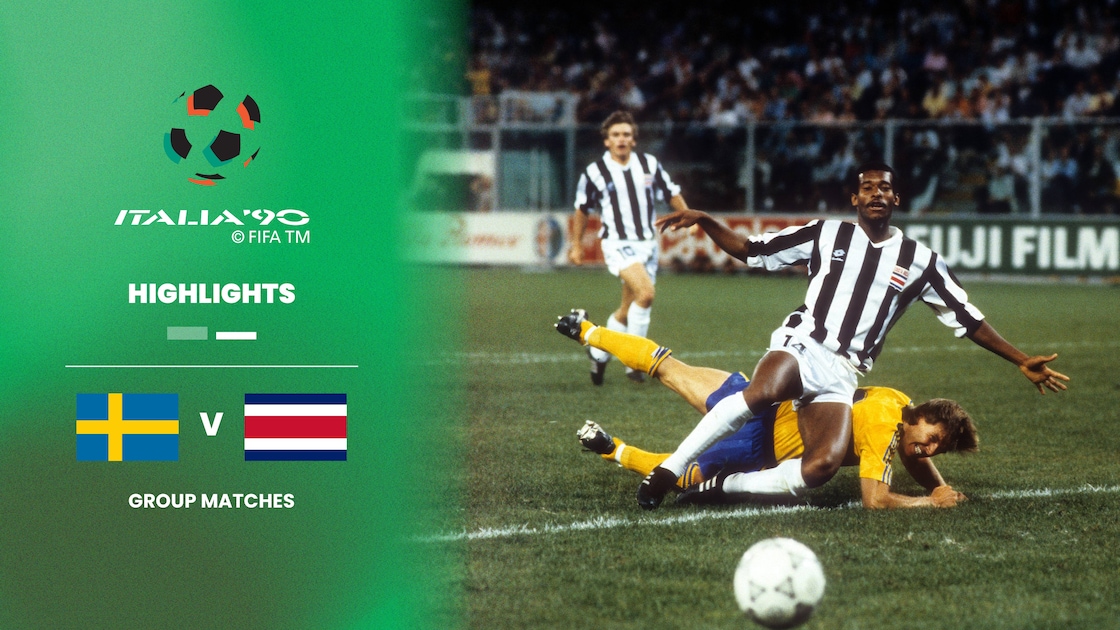 Sweden v Costa Rica | Group C | 1990 FIFA World Cup Italy™ | Highlights