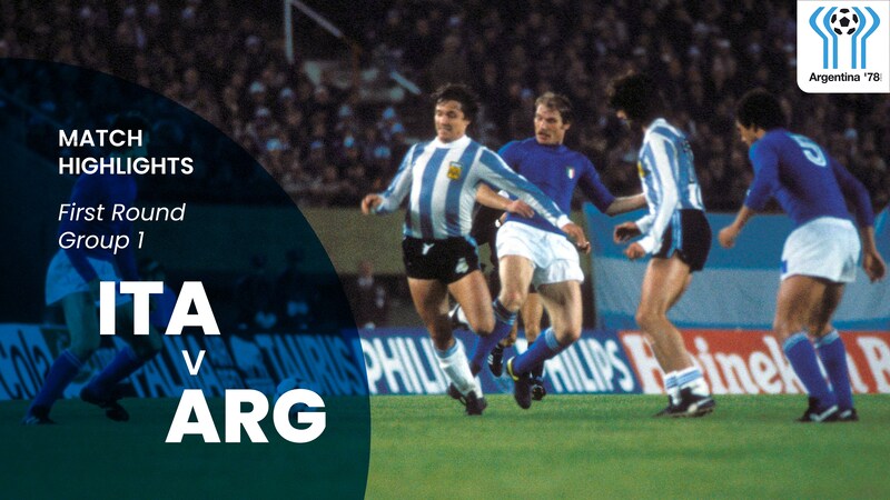 Italy v Argentina | Group Matches | 1978 FIFA World Cup Argentina ...
