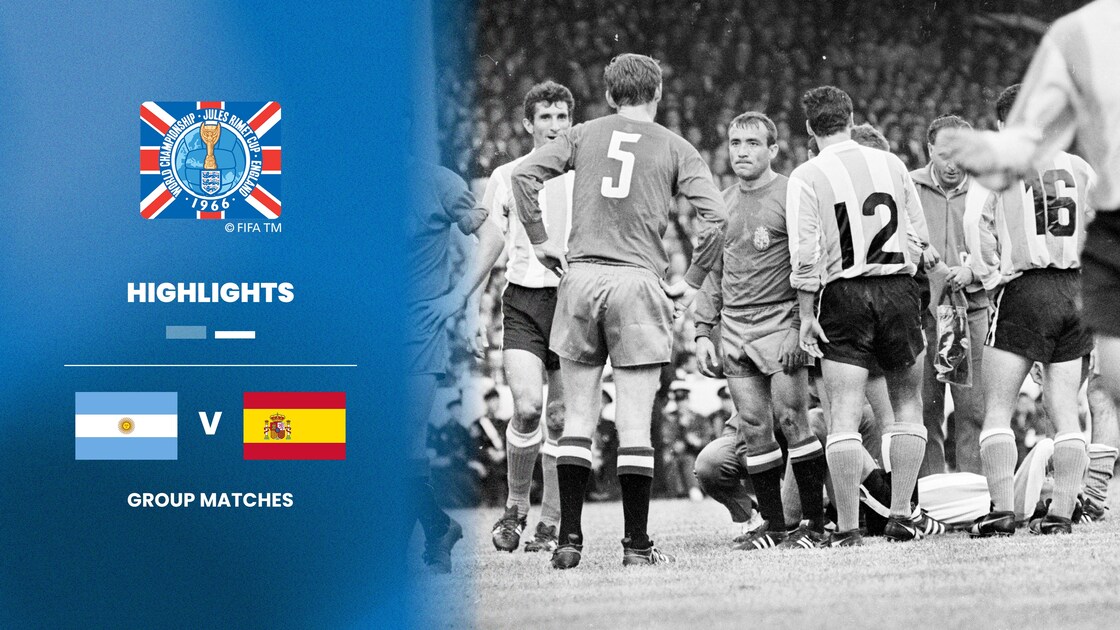 Argentina v Spain | Group 2 | 1966 FIFA World Cup England™ | Highlights
