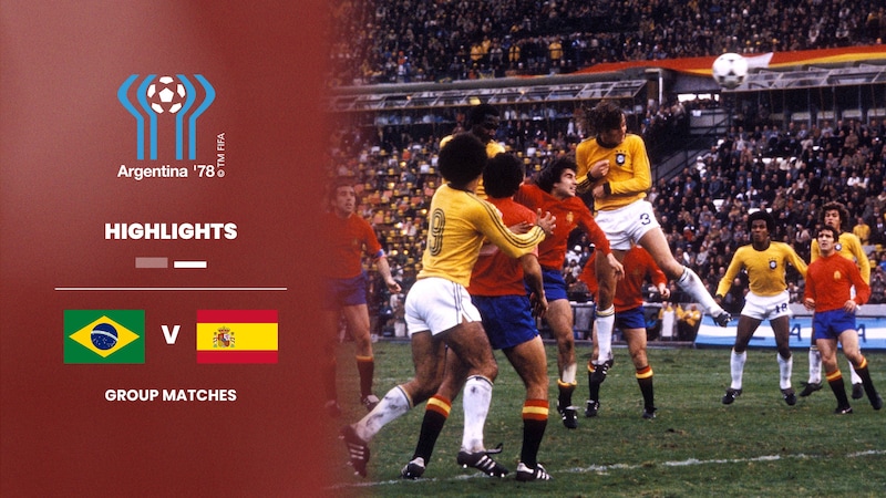 Brazil v Spain | Group Matches | 1978 FIFA World Cup Argentina ...