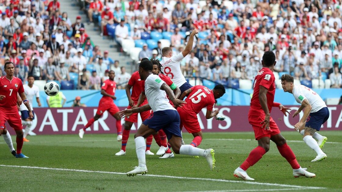 John Stones Goal 8' | England v Panama | 2018 FIFA World Cup Russia™