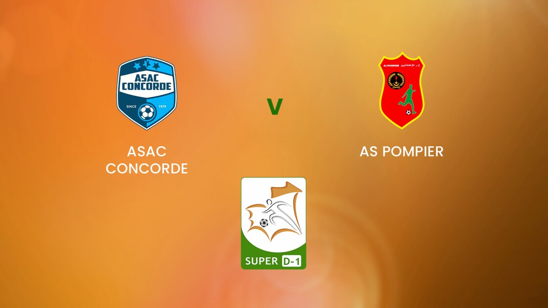 ASAC Concorde v AS Pompier | Super D-1 | Mauritania | Full Match Replay