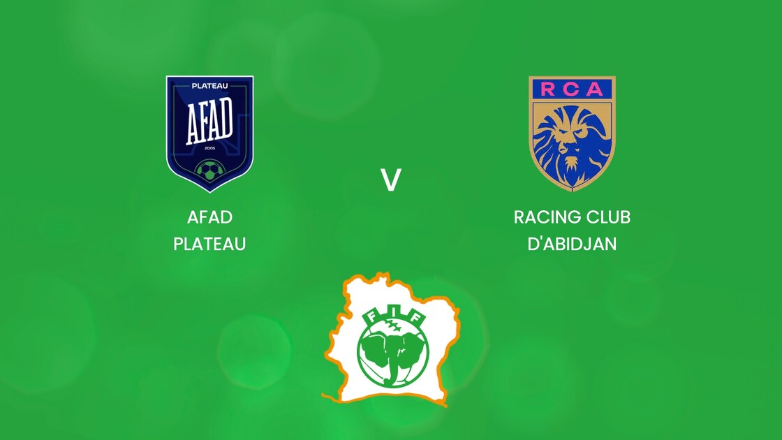 AFAD Plateau v Racing Club d'Abidjan | Coupe Nationale de Côte d'Ivoire ...