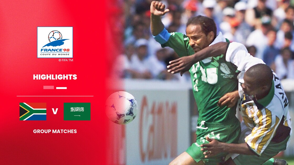 South Africa v Saudi Arabia | Group C | 1998 FIFA World Cup France ...