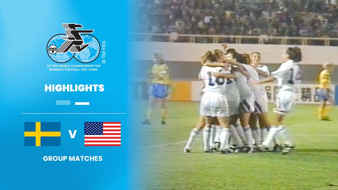 Sweden v USA | Group B | FIFA Women's World Cup China PR 1991™ | Highlights