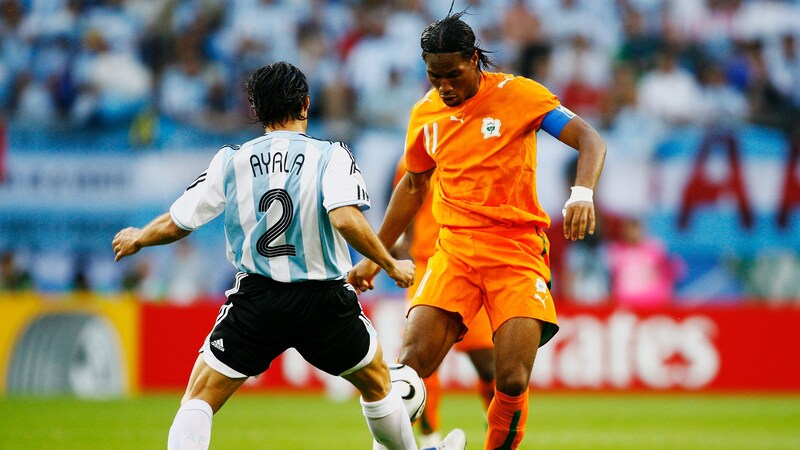 Didier Drogba Goal 82' | Argentina vs Côte d'Ivoire | 2006 FIFA World ...