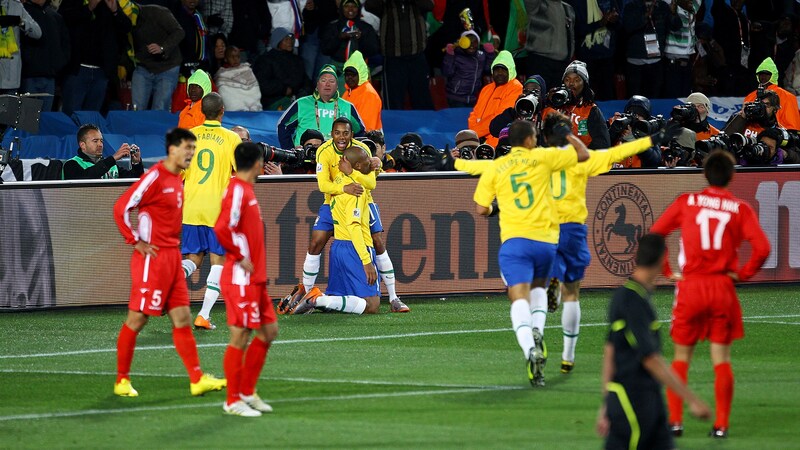 Maicon Goal 54' | Brazil v Korea DPR | 2010 FIFA World Cup South Africa™
