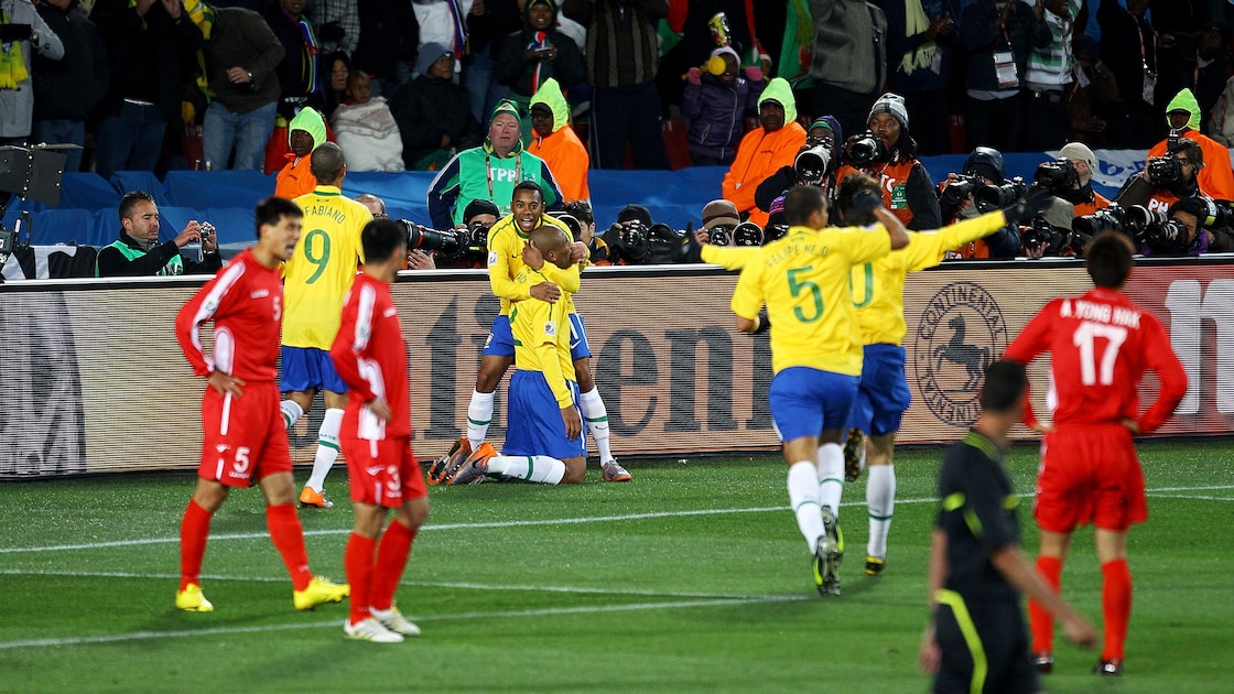 Maicon Goal 54' | Brazil v Korea DPR | 2010 FIFA World Cup South Africa™