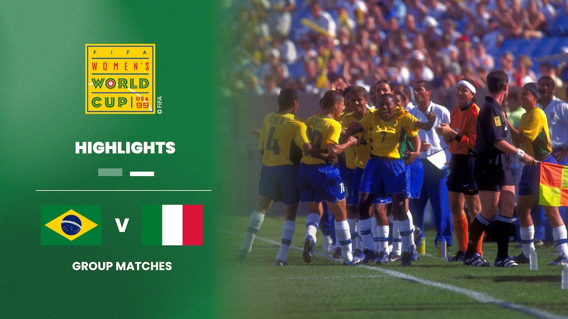 Brazil v Italy | Group B | FIFA Women's World Cup USA 1999™ | Highlights