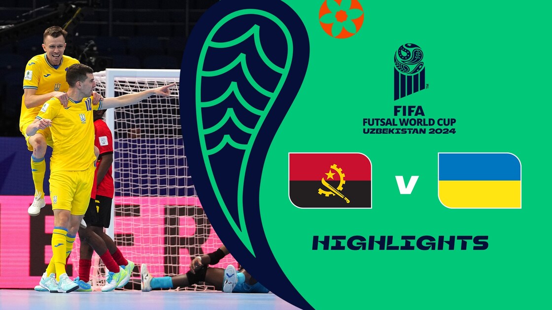 Angola v Ukraine | Group C | FIFA Futsal World Cup Uzbekistan 2024 ...