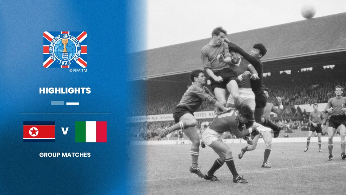 Korea DPR v Italy | Group 4 | 1966 FIFA World Cup England™ | Highlights