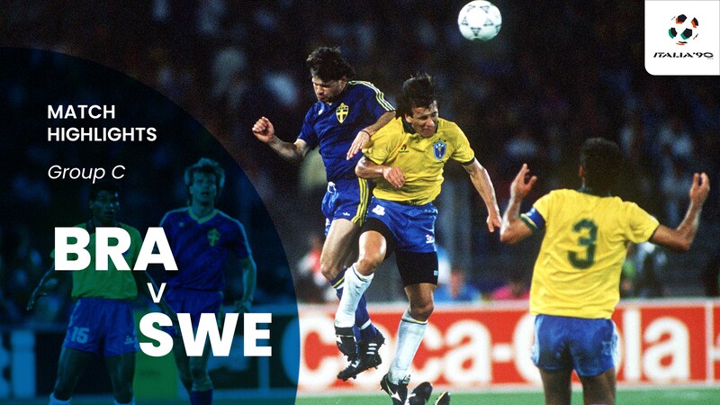 Brazil v Sweden | Group Matches | 1990 FIFA World Cup Italy™️ | Highlights