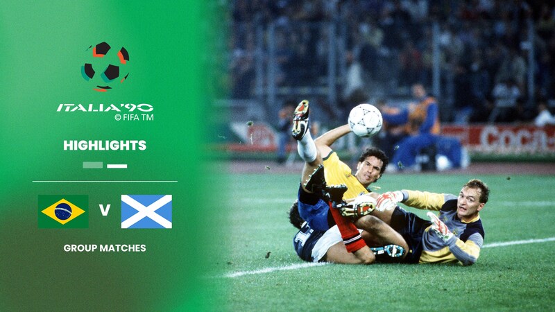 Brazil v Scotland | Group C | 1990 FIFA World Cup Italy™ | Highlights