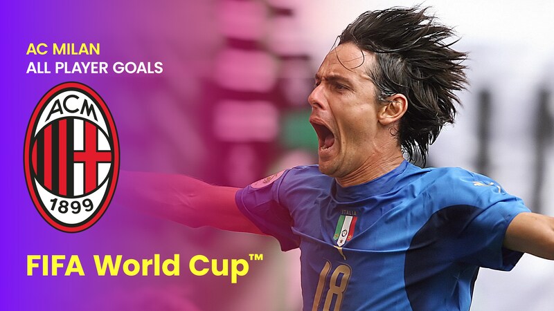All goals by AC Milan players at the FIFA World Cup™