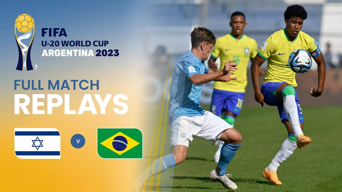 Israel v Brazil | Quarter-finals | FIFA U-20 World Cup Argentina 2023 ...