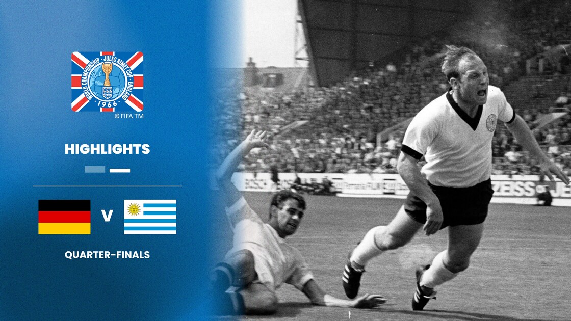 Germany FR v Uruguay | Quarter-finals | 1966 FIFA World Cup England ...