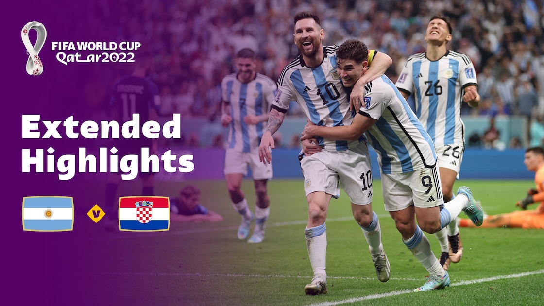 Argentina v Croatia | Semi-finals | FIFA World Cup Qatar 2022 ...
